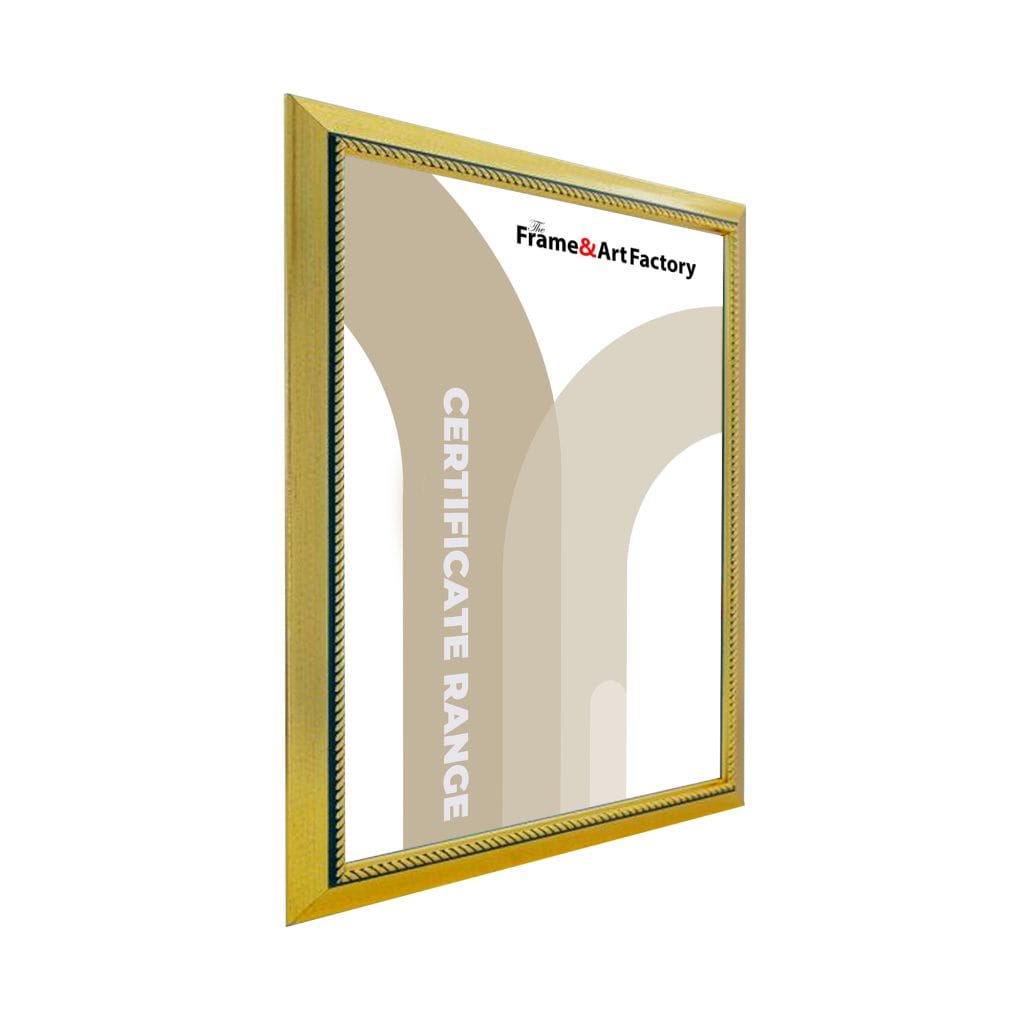 Gold Certificate Frame: Elegant Design for Your Achievements