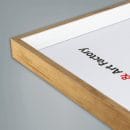 Boho Two Tone Wood Frame | Modern Angled Photo Frame