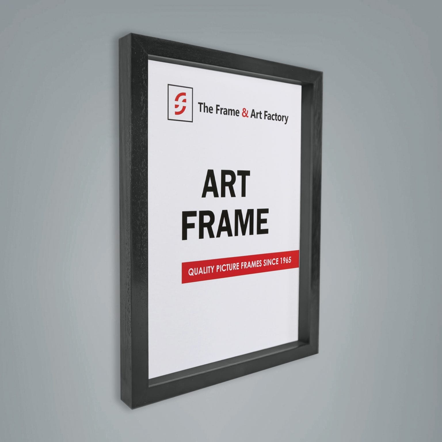 Black Wood Box Frames | Box Frames Made in Cape Town