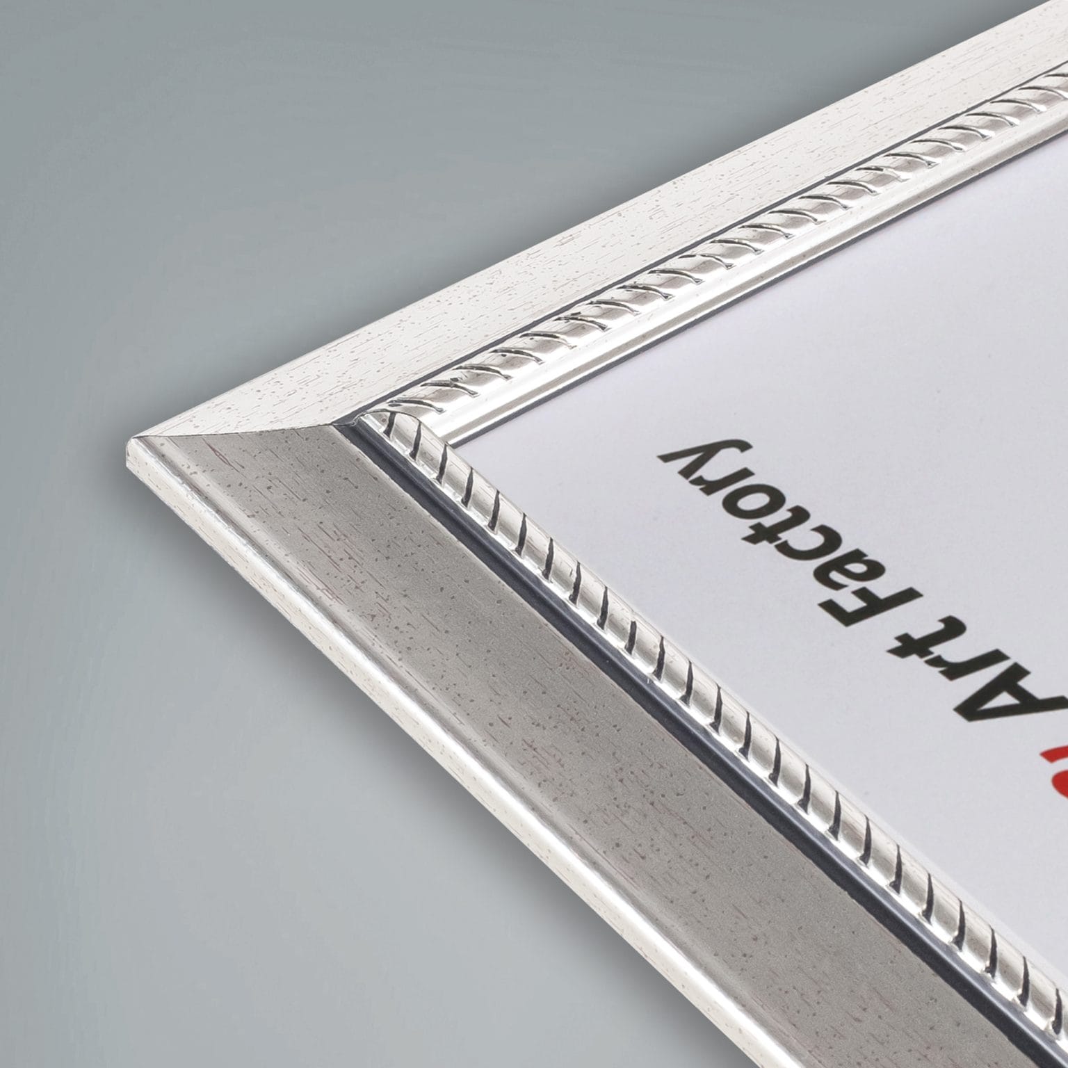 Premium Silver Certificate Frame: MDF Backing, Quick Lead Time