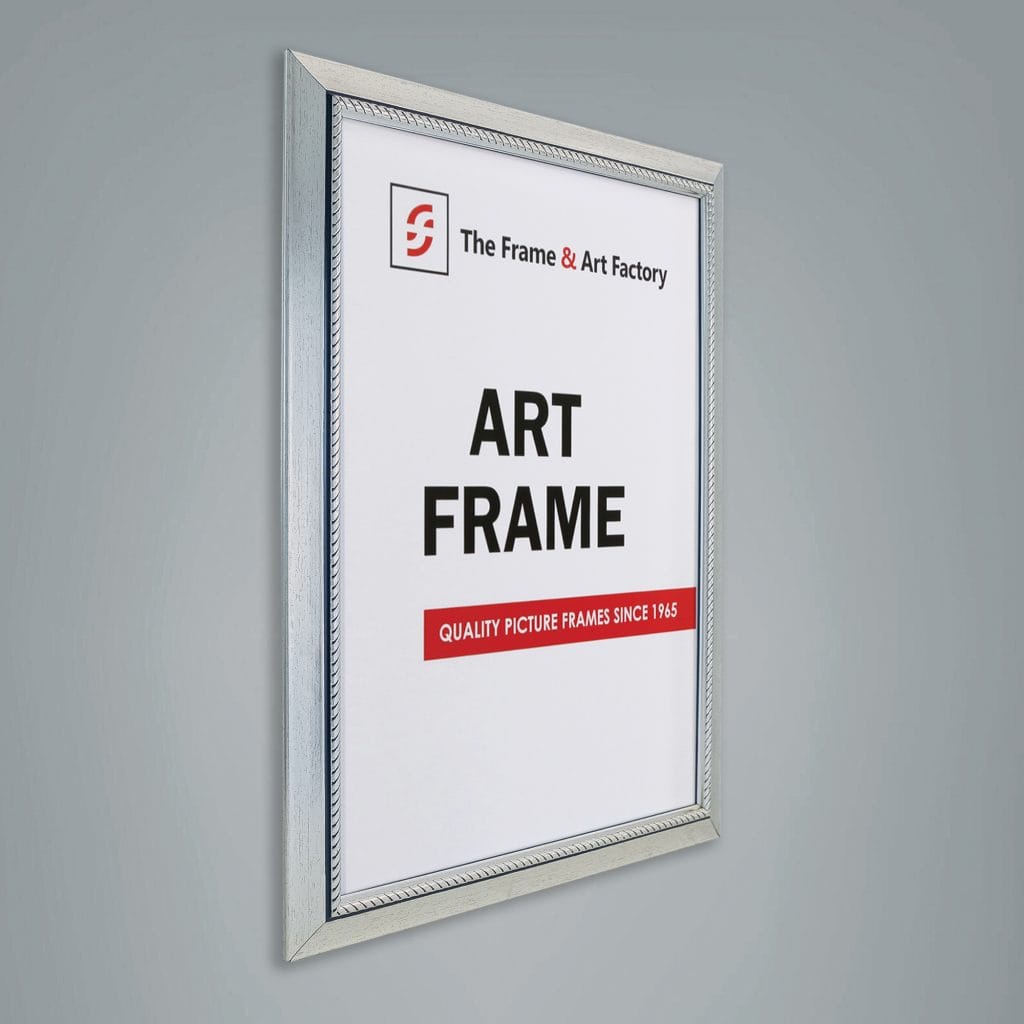 Premium Silver Certificate Frame: MDF Backing, Quick Lead Time