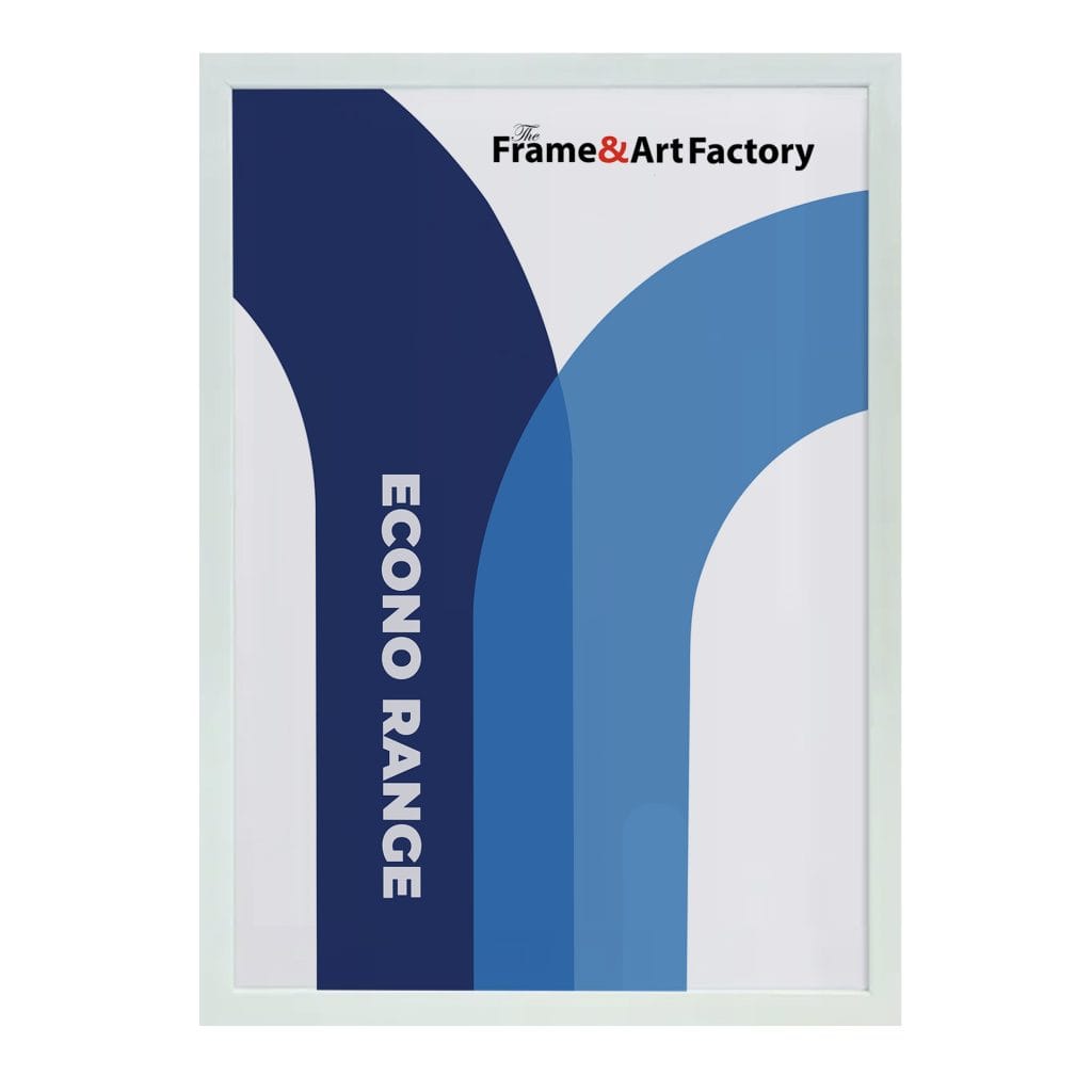 Sleek White Skinny Frame | Modern Picture Frames