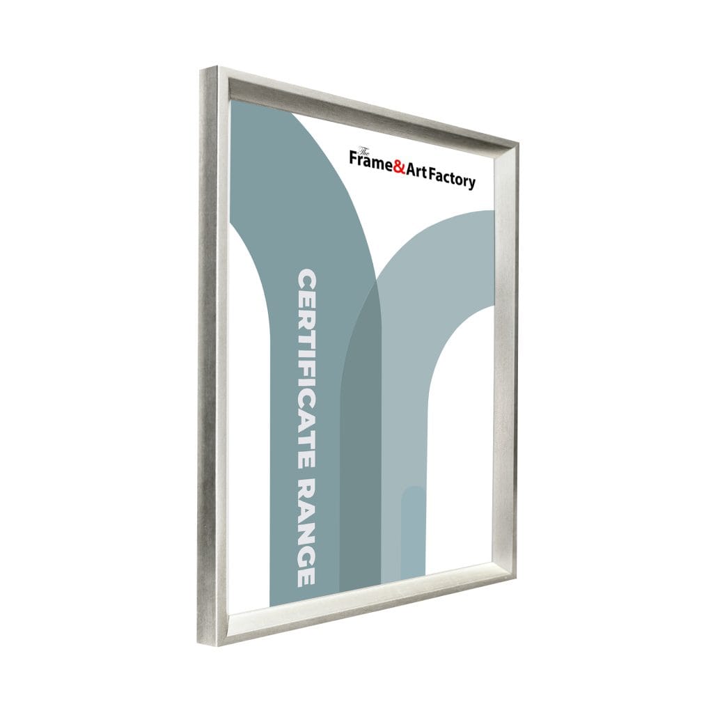 Bulk Pack Certificate Frame Silver