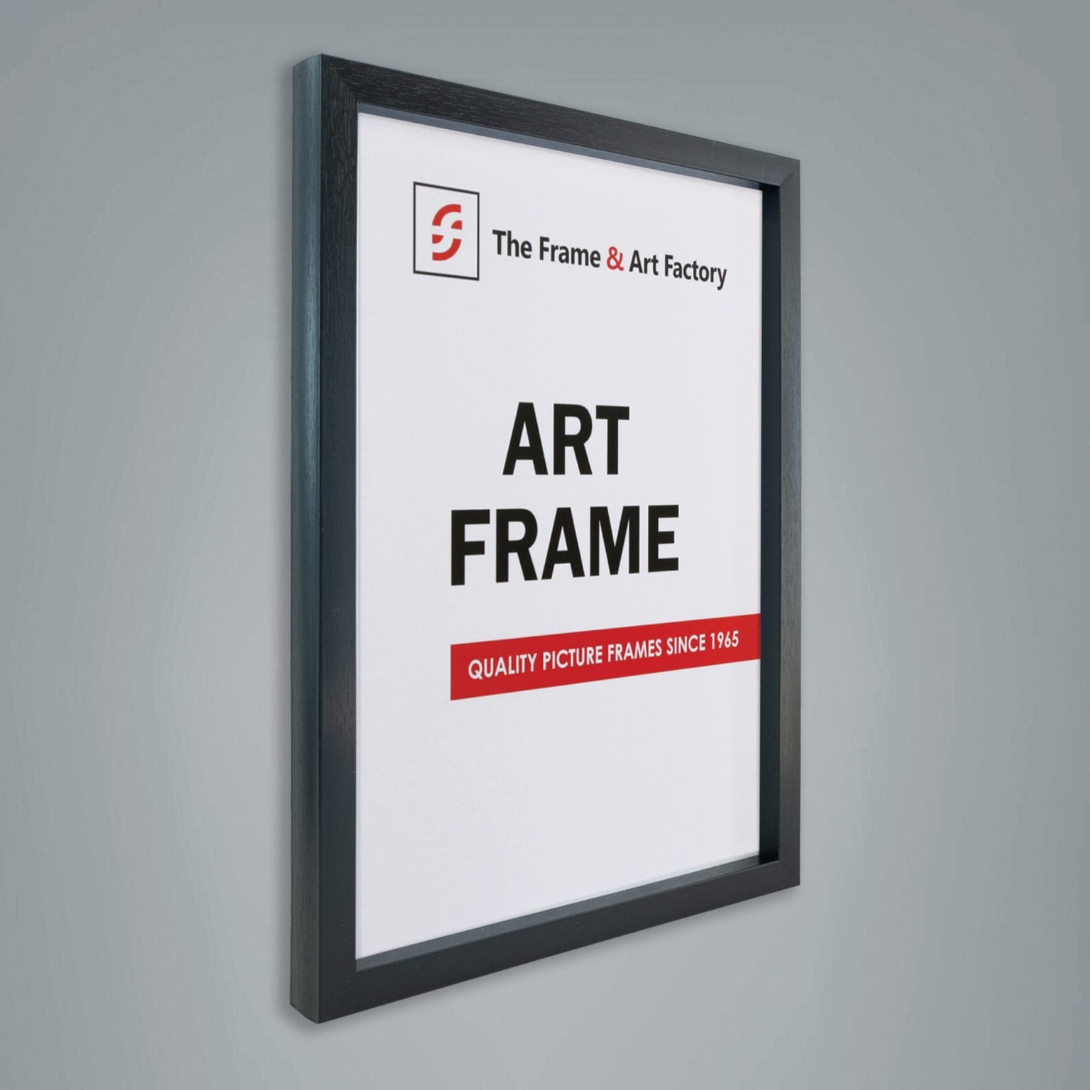 Reverse Box Frame Black - High-Quality Frame for Your Artwork