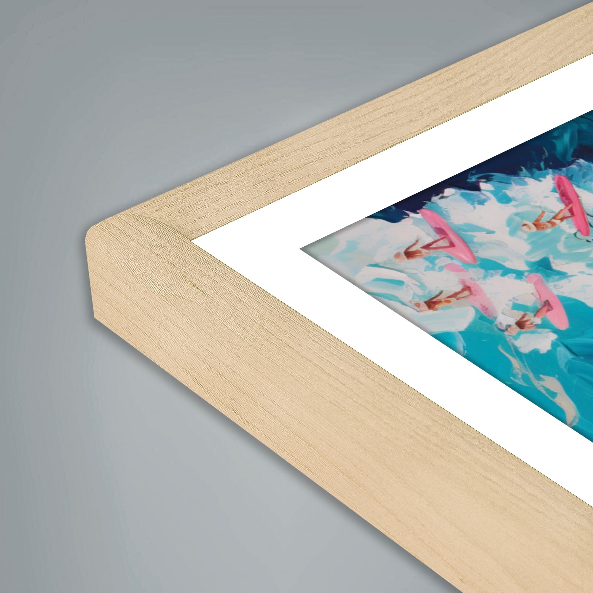 Ash Kyoto Round Frame: American Ash Wood