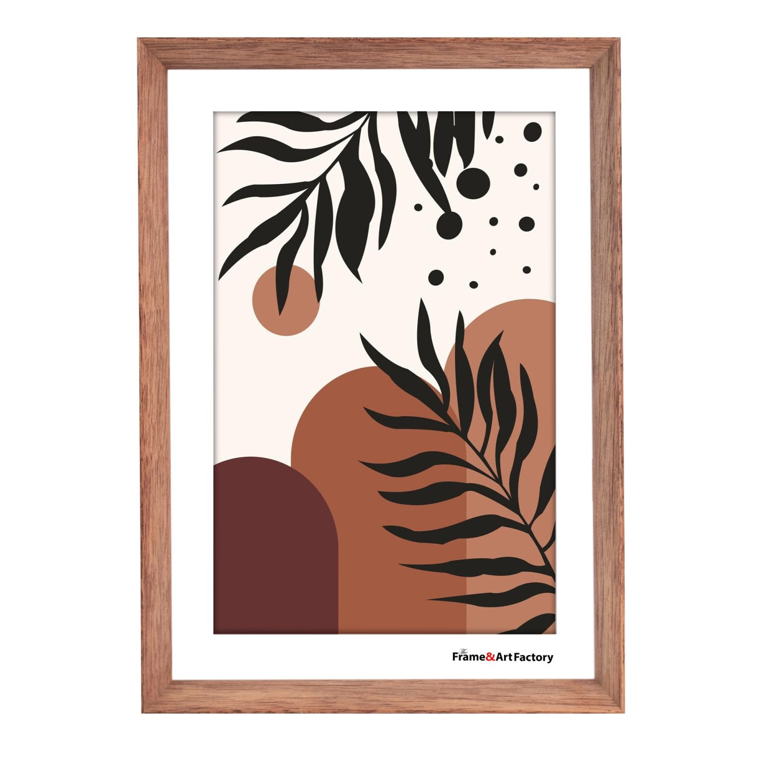 Slim Angle Frame Teak | Print and Frame Your Photos Online