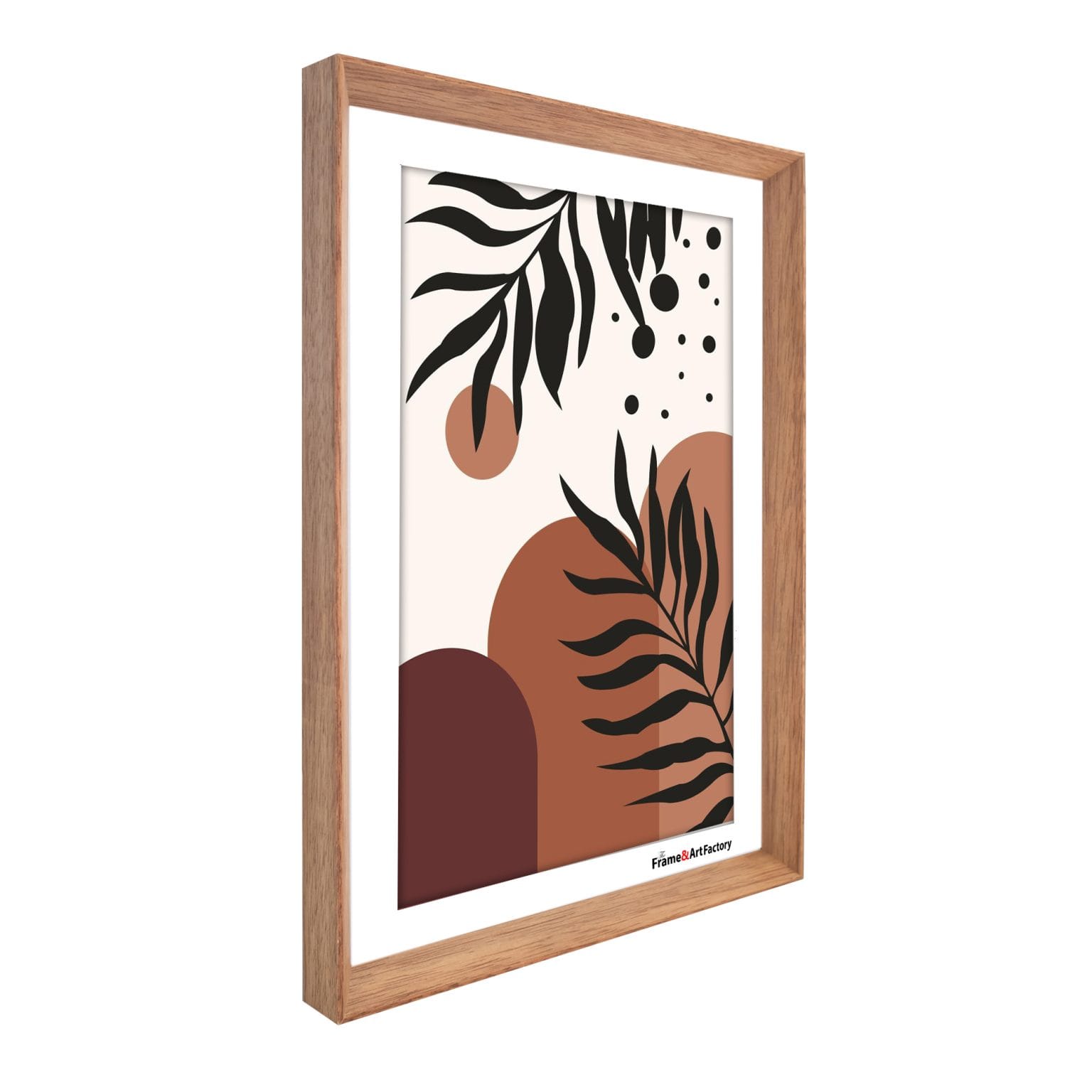 Slim Angle Frame Teak | Print and Frame Your Photos Online
