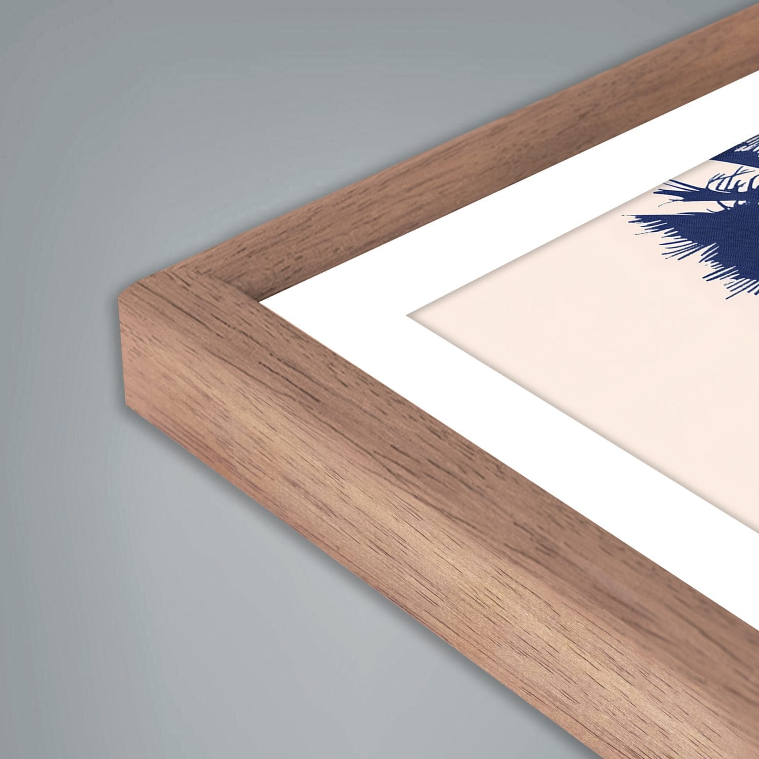 Teak Kyoto Round Frame: American Ash Wood Frame Material