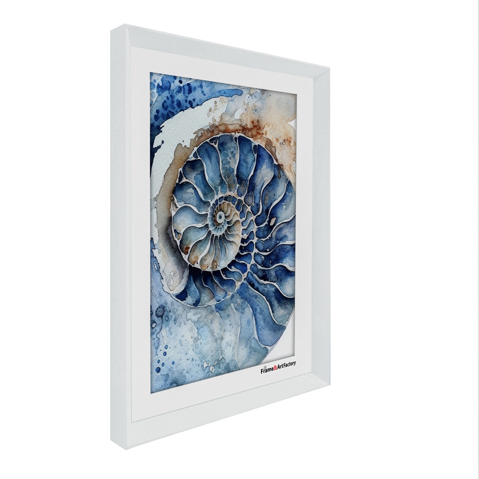 Discover the Elegance of the White Clean Slim Angle Frame