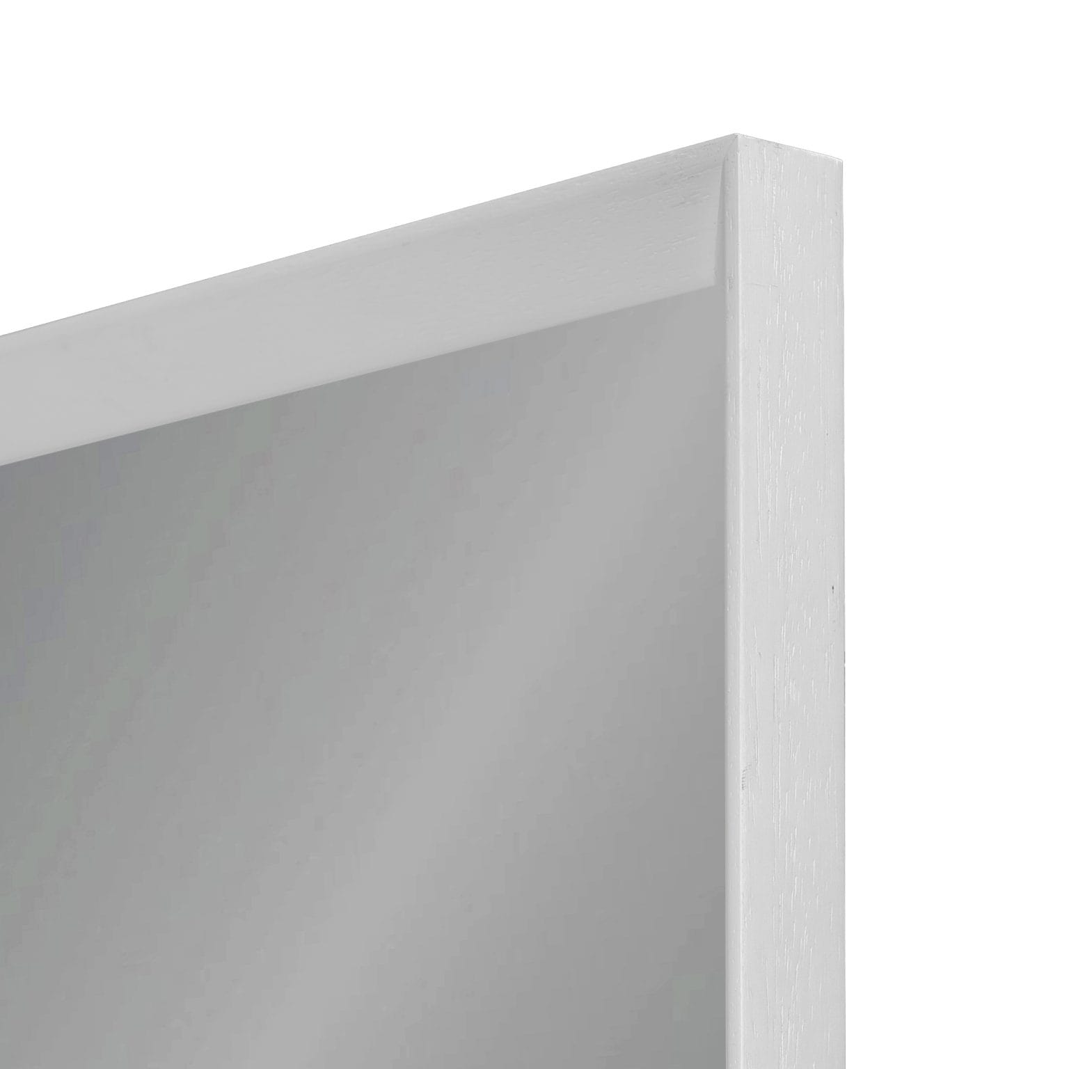 Slim Angle Mirror Frame White - The Frame & Art Factory
