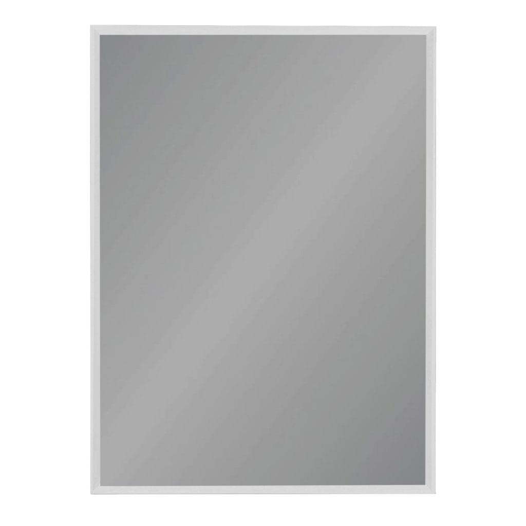 Slim Angle Mirror Frame White - The Frame & Art Factory
