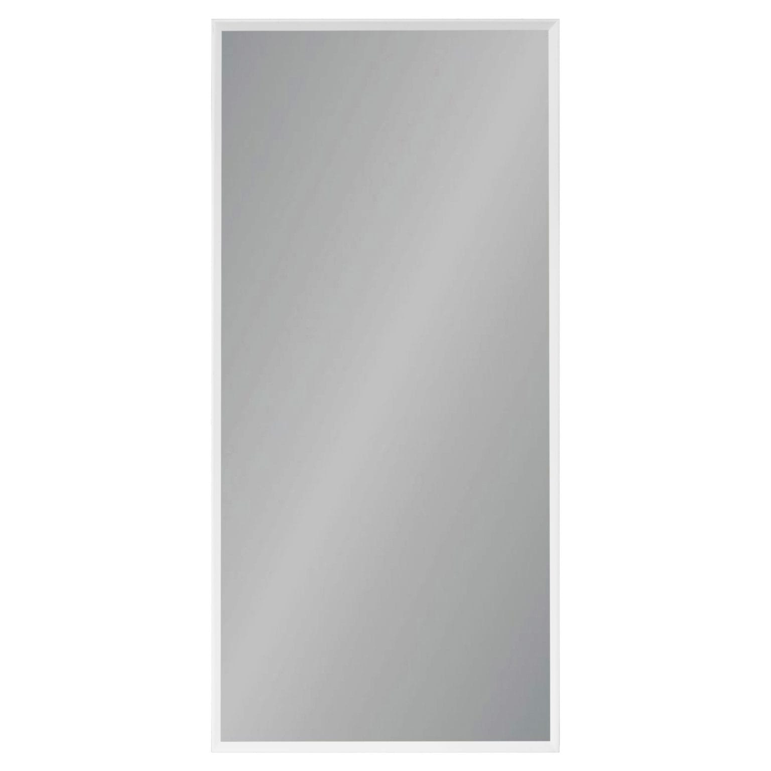 Slim Angle Mirror Frame White - The Frame & Art Factory